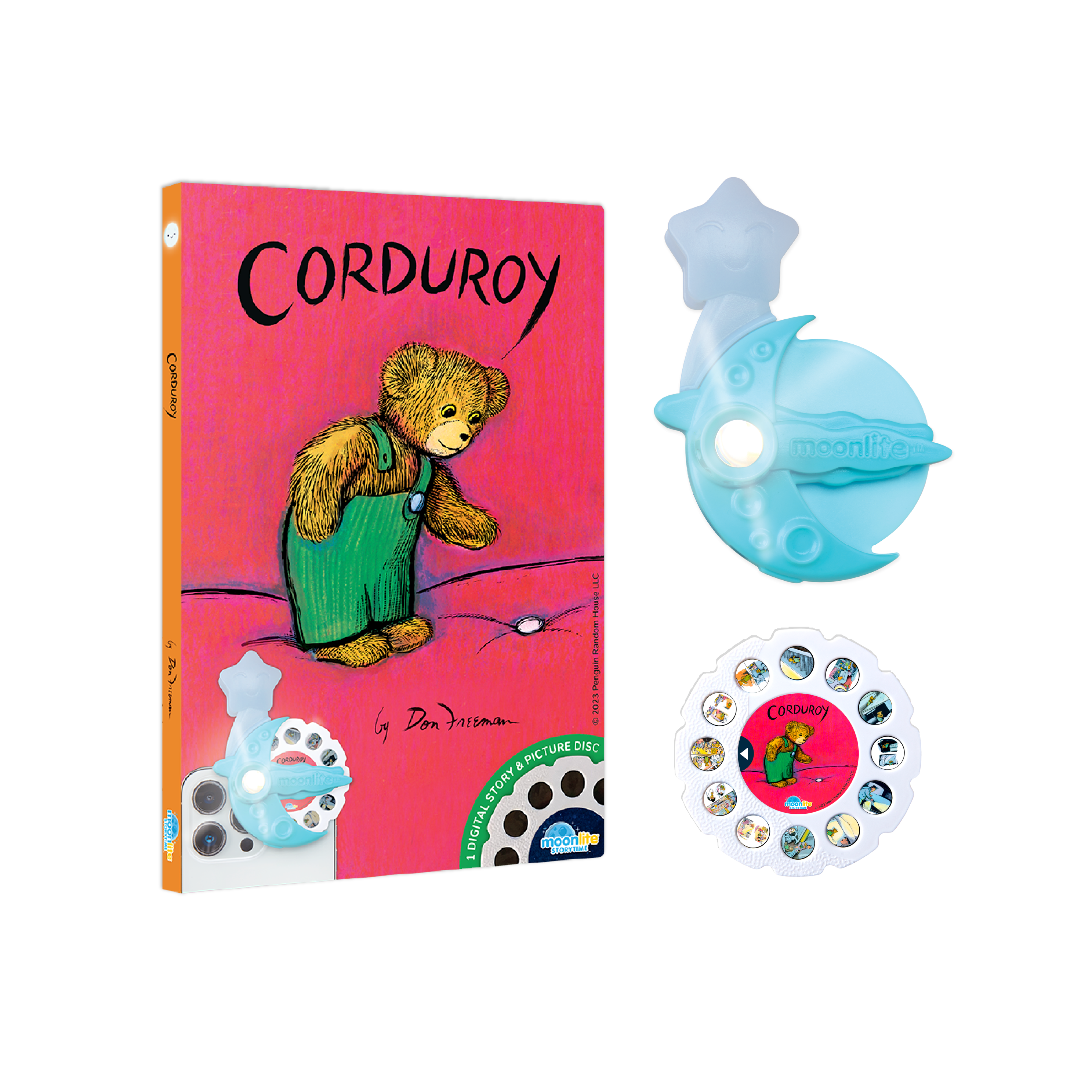 Corduroy 1-Story Starter Pack with Projector – Moonlite™ Storytime