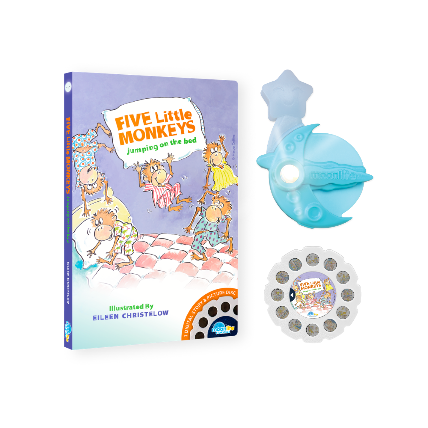 Five Little Monkeys Jumping on the Bed 1-Story Starter Pack with Proje ...
